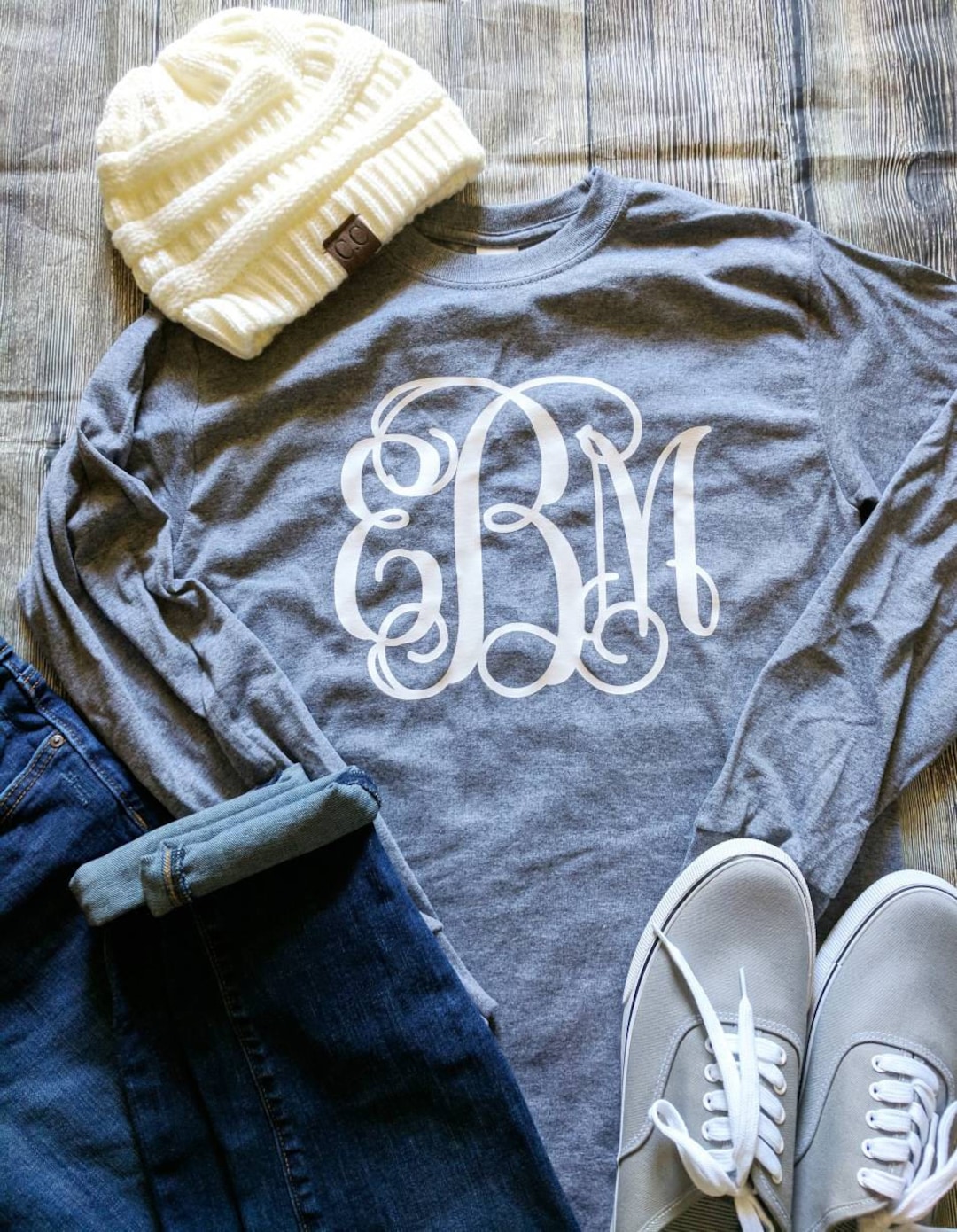 Monogrammed Shirt Women's Monogrammed Shirt Monogrammed - Etsy