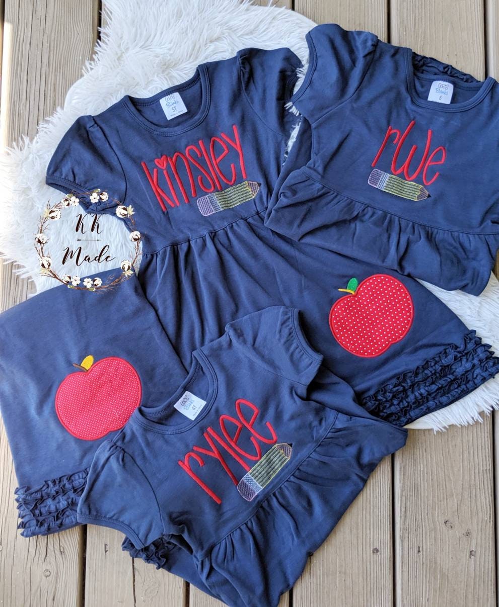 Back To School Outfit First Day Of School Outfit School Etsy Back To School Outfit First Day Of School Outfit School Etsy