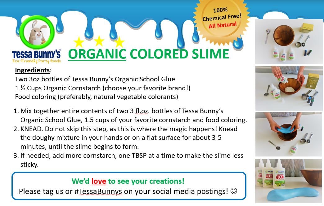 Organic "school" Glue - Vegan, Naturally Non-toxic, Non-gmo, Petroleum ...