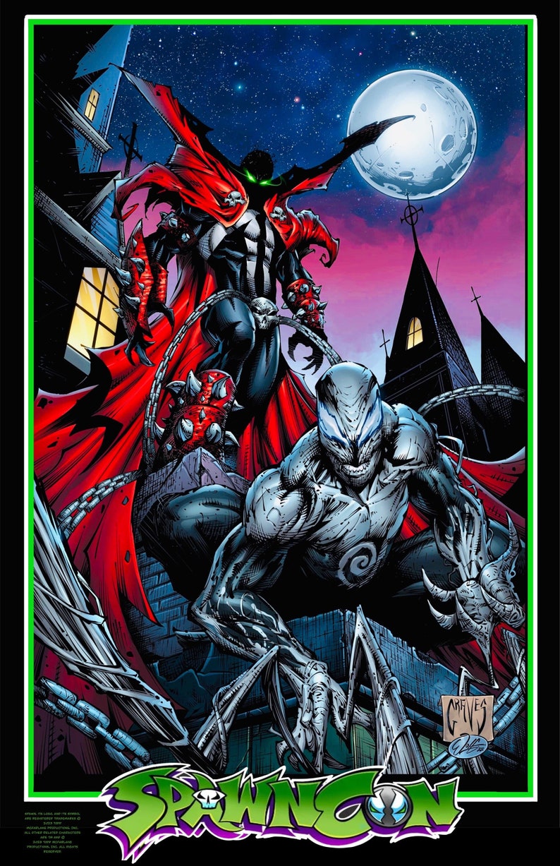 OFFICIAL SPAWNCON Spawn/ Haunt Print - Etsy