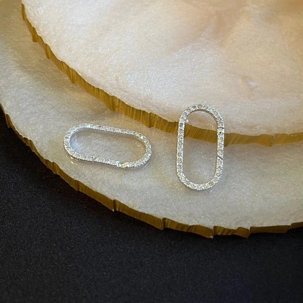 Gold Diamond Clasp - Etsy