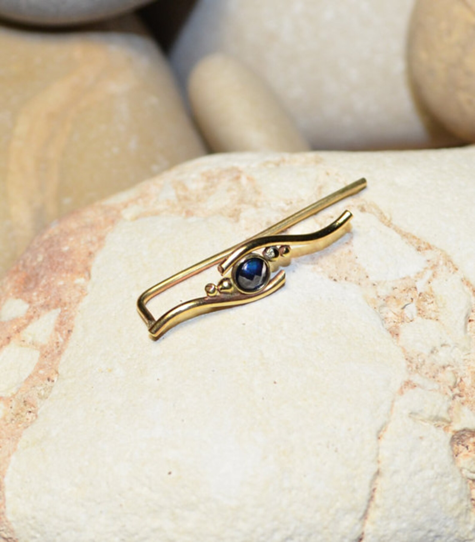 Gold EAR CLIMBER Earring // Ear Pins - Ear Sweep - Ear Crawler - 3mm ...