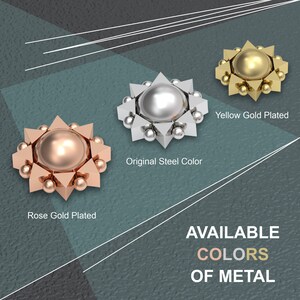 Surgical Steel Dermal Anchor Top, Opal Dermals, Dermal Top Jewelry ...
