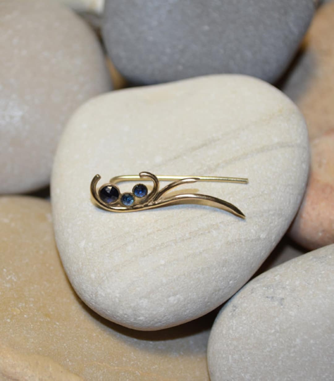 Gold EAR CLIMBER Earring // Ear Pins - Ear Sweep - Ear Crawler ...