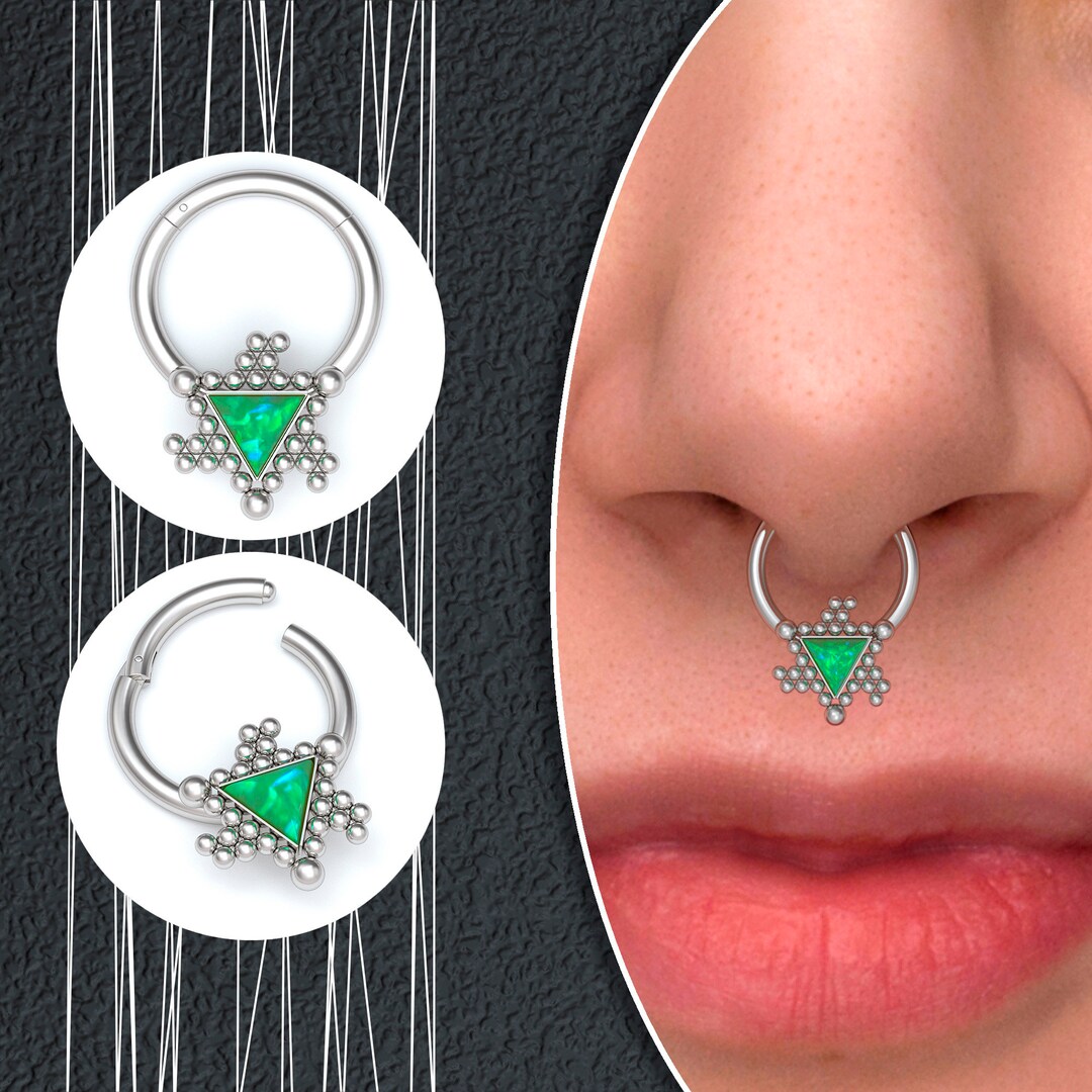 Septum Jewelry, Surgical Steel Septum Piercing, Indian Nose Ring ...
