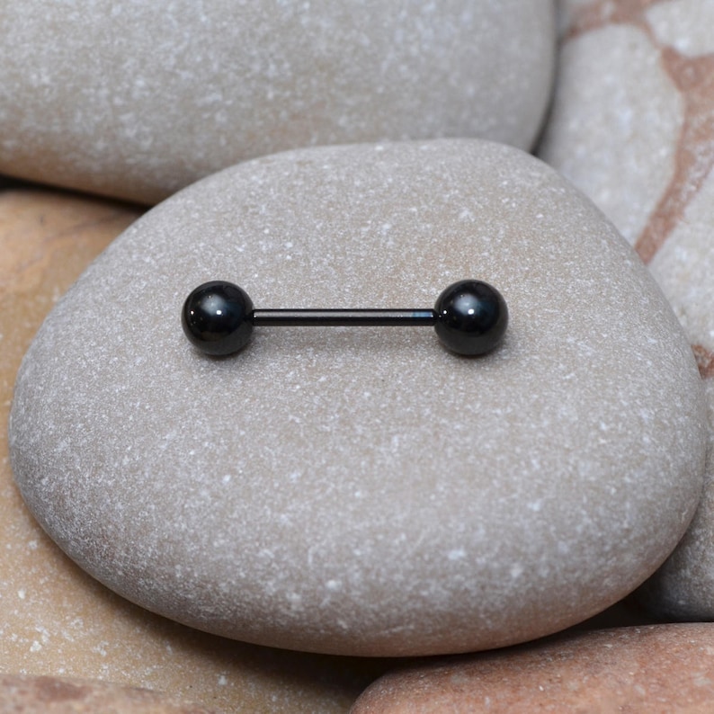 Nipple Ring Barbell Body Jewelry Nipple Barbell 16 Gauge Etsy