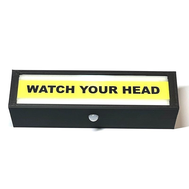 Watch Your Head Sign - Etsy