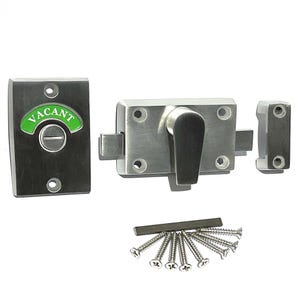 Stainless Steel Occupied & Vacant Bathroom Privacy Indicator Lock - Etsy