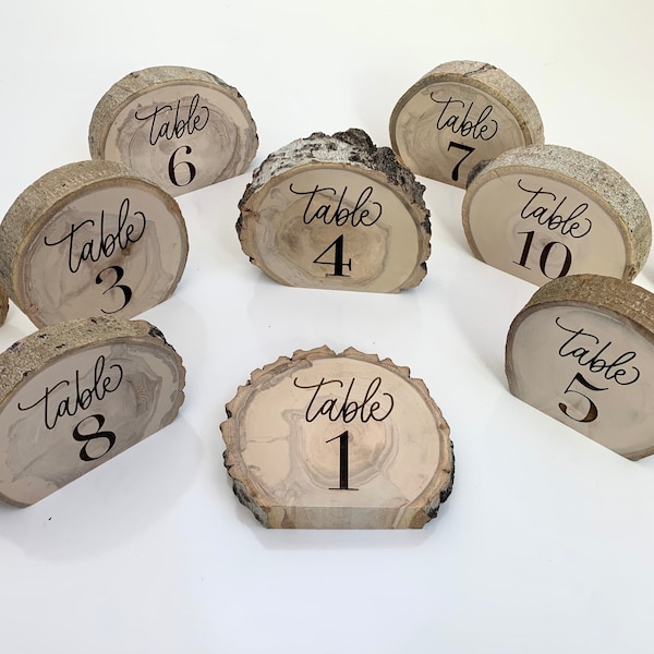 Table Numbers - Etsy