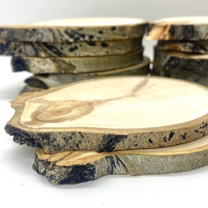 Aspen Wood Unique Shaped Wood Slices - Odd Shaped Wood - Wood Burning ...