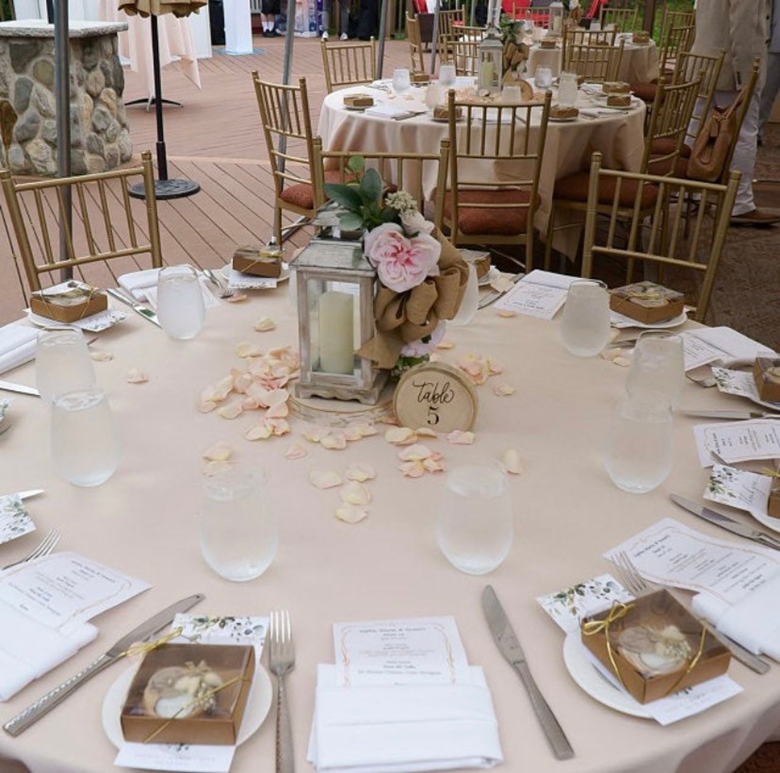 Engraved Wedding Table Numbers Rustic Table Decor Wooden | Etsy