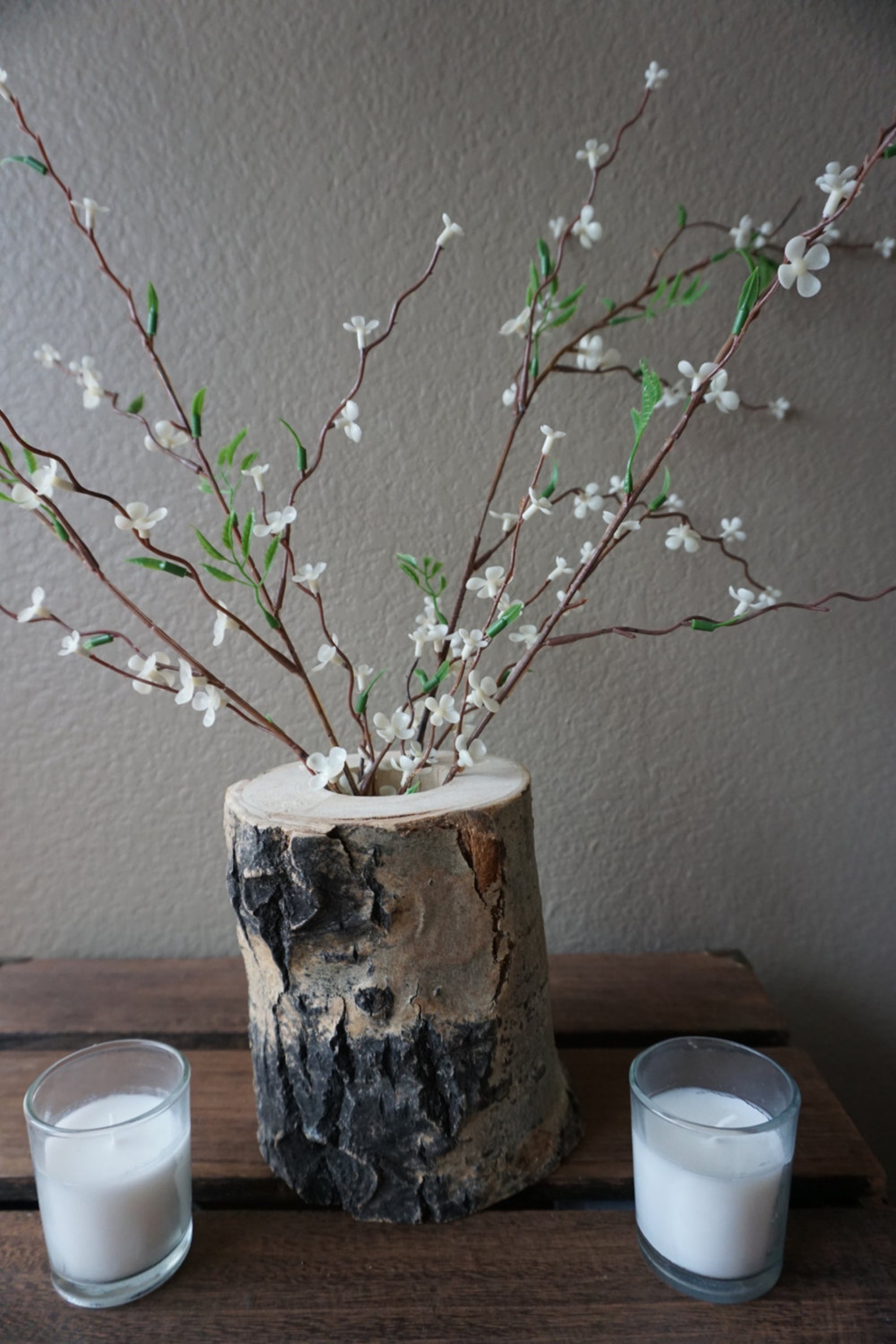 Colorado Aspen Wood Tree Vase Wedding Decor Home Decor Table ...