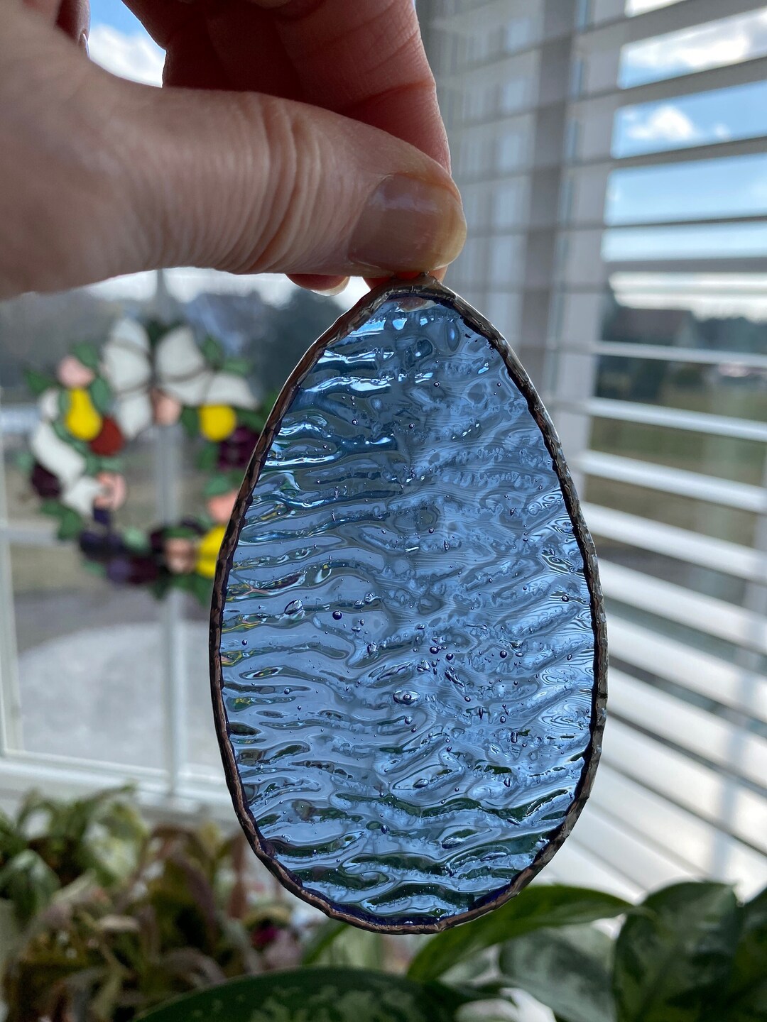 Stained Glass Egg - Etsy