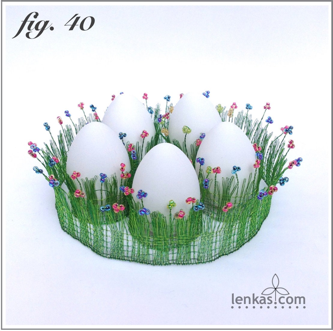 Spring Garden Pattern & Tutorial for Wire Lace : Step-by-step ...