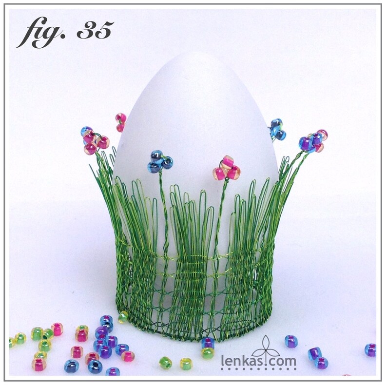 Spring Garden Pattern & Tutorial for Wire Lace : Step-by-step ...