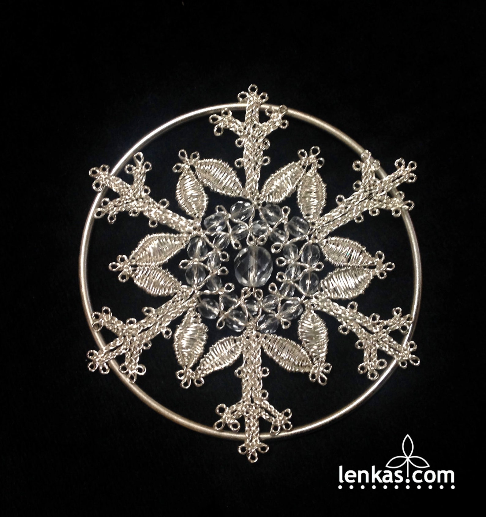 Snowflake Pattern & Tutorial for Wire Lace : Step-by-step - Etsy Canada