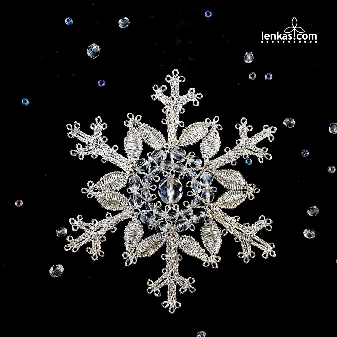 Snowflake Pattern & Tutorial for Wire Lace : Step-by-step - Etsy Canada