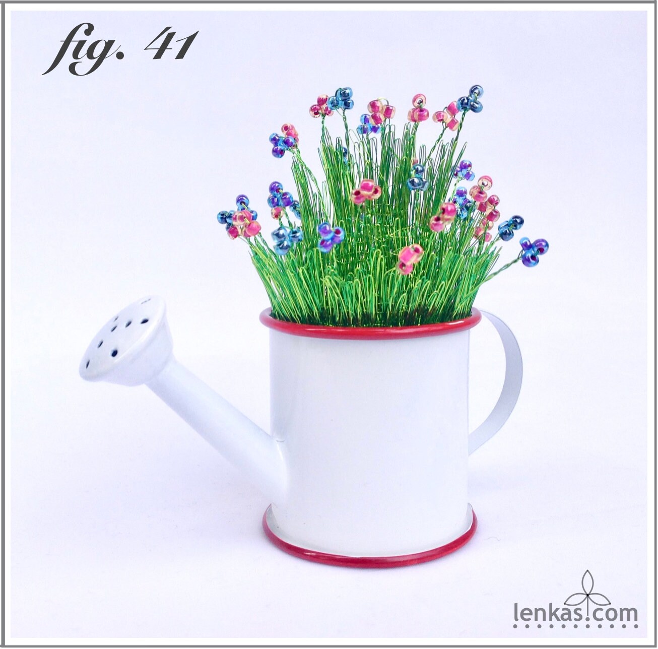 Spring Garden Pattern & Tutorial for Wire Lace : Step-by-step ...