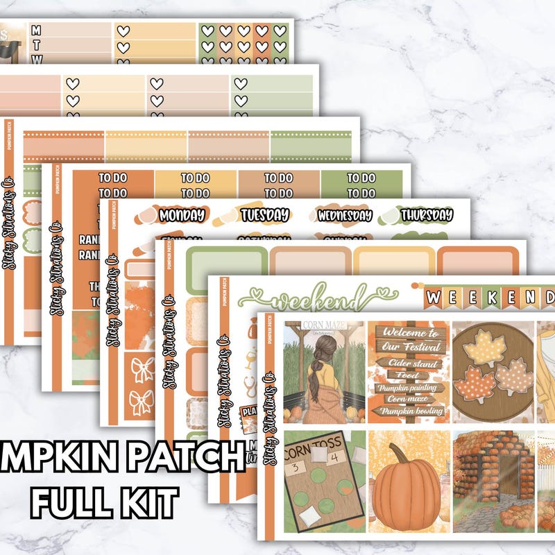 Pumpkin Patch Layout - Etsy