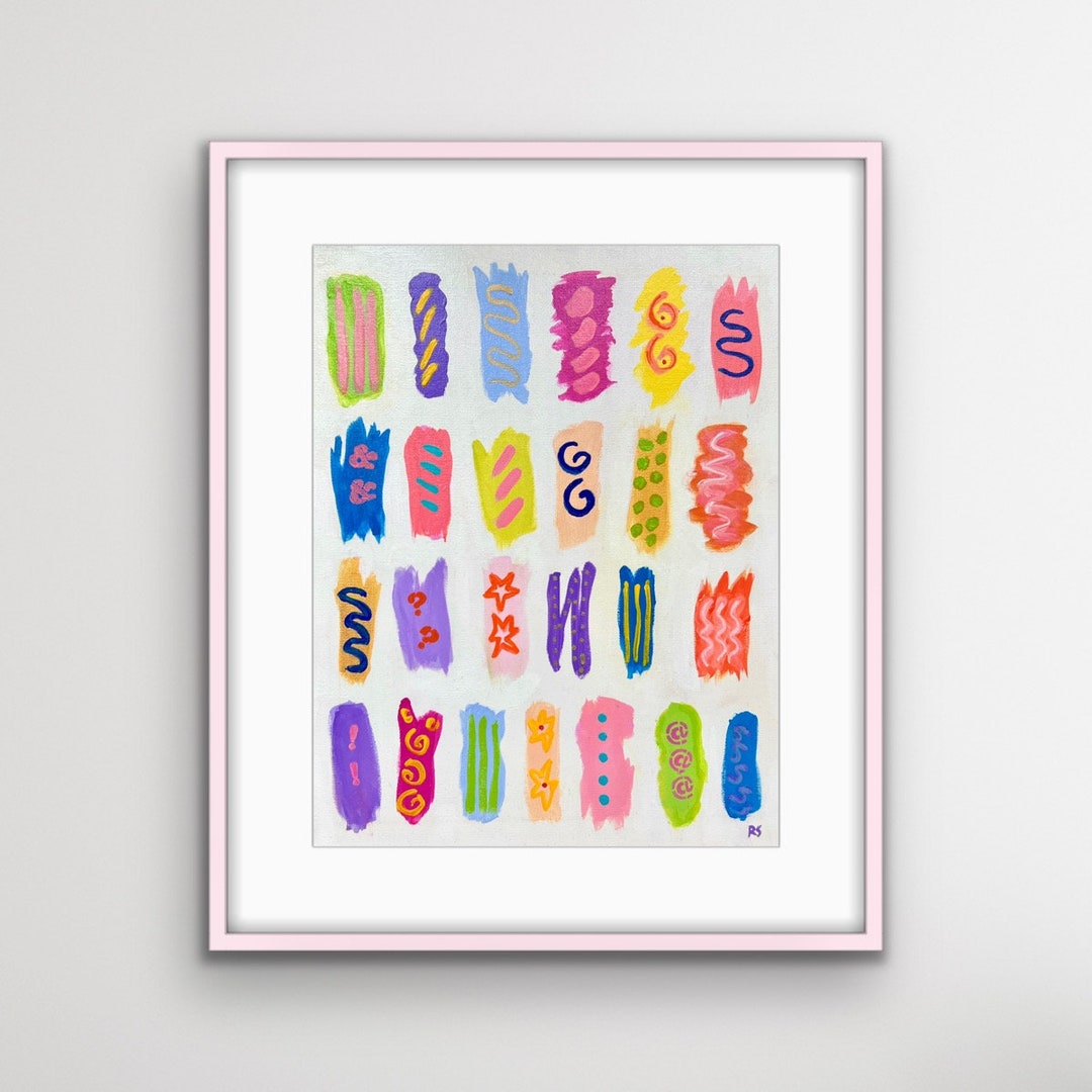 Teen, Tween Girl Wall Art. Baby Nursery Canvas. Bedroom Decor. Modern ...