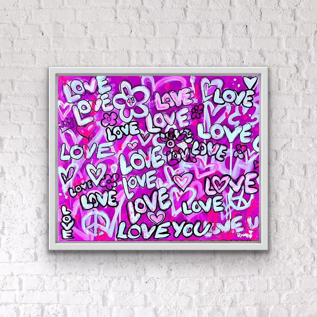 Love Graffiti Wall Art