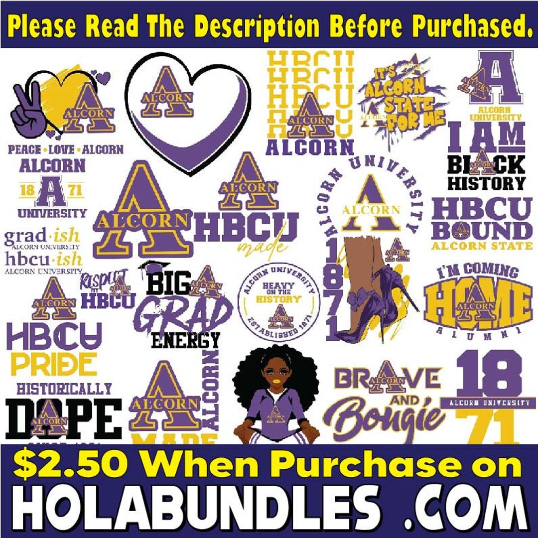 Alcorn State University Svg Bundle for Digital Download Perfect for ...