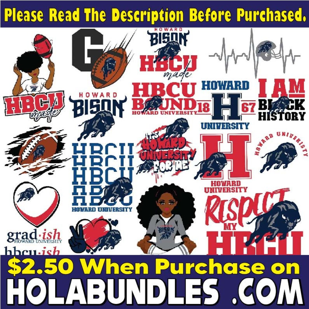 Howard University Svg, Hbcu Svg Bundle, HBCU Svg, Historically Black ...