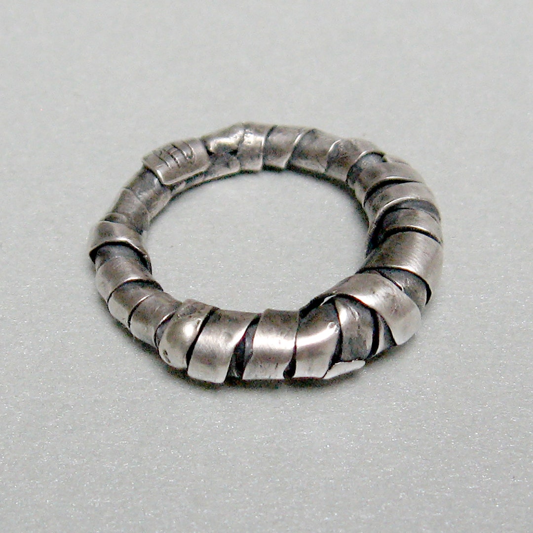Sterling Silver Wrapped Ring, Made to Order - Etsy