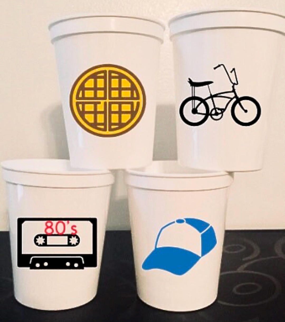 STRANGER Theme Birthday Party Cups REUSABLE Cup Favors Personalized ...