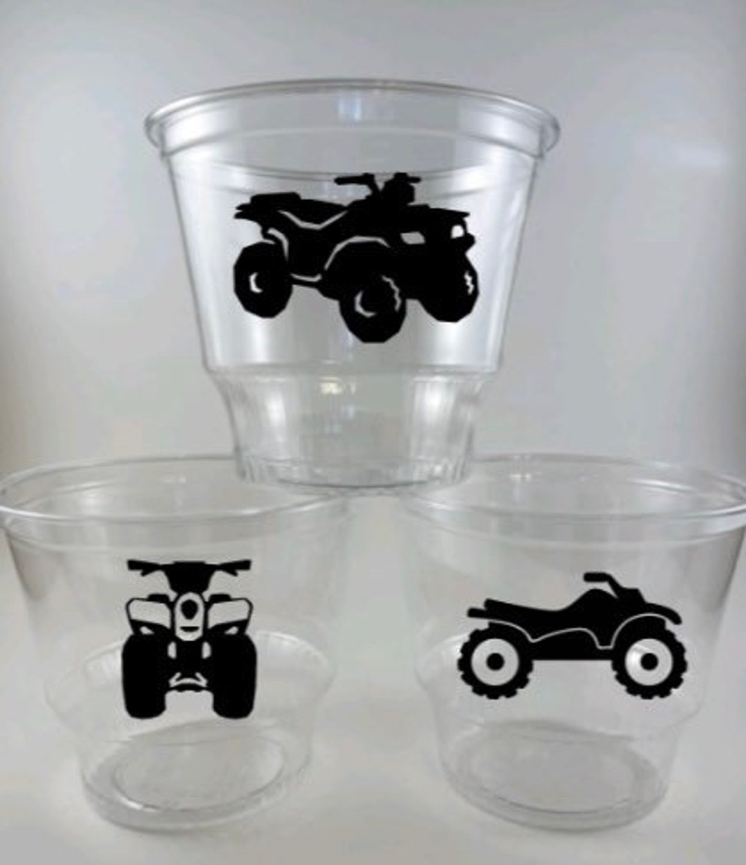 ATV PARTY CUPS Birthday Punch Drinks Dessert Ice Cream Food Favors - Etsy