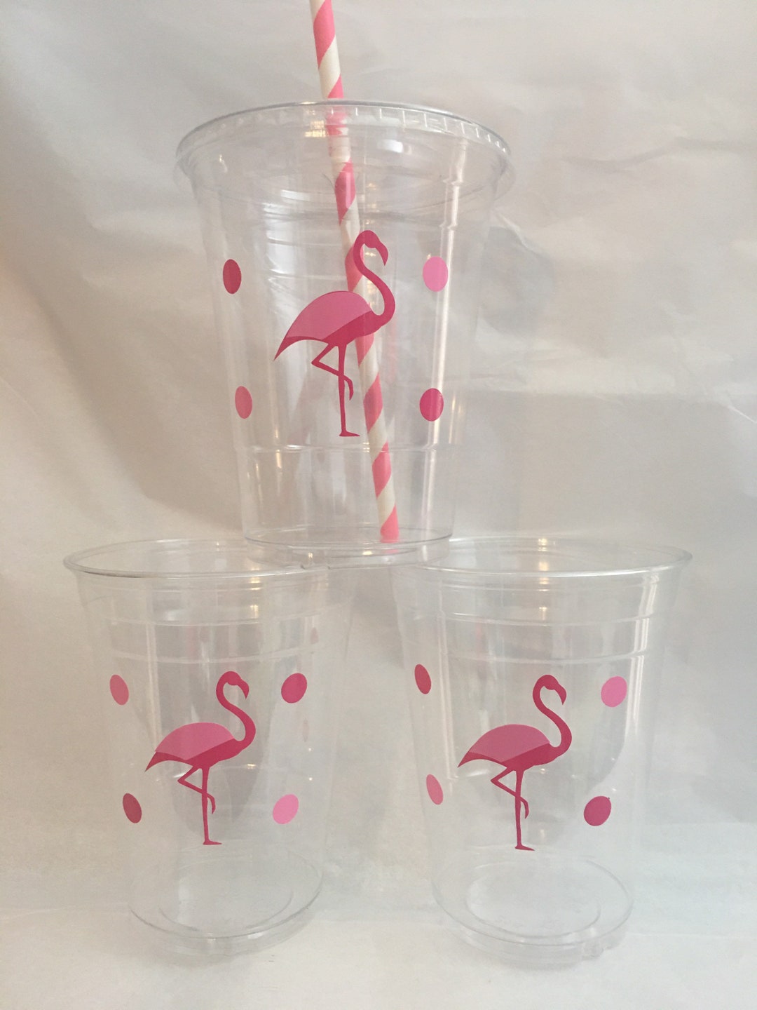Flamingo Party Cups Birthday Bachelorette Flamingle Personalized ...
