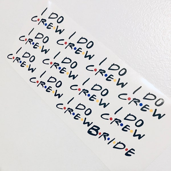 I Do Crew Tumblers - Etsy