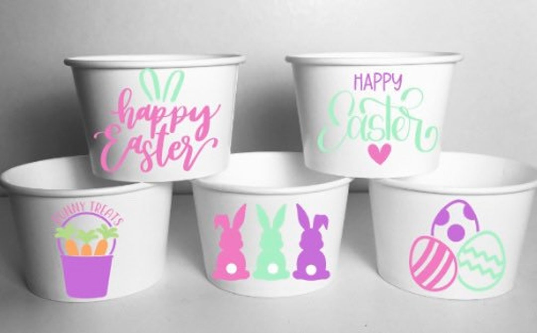 Easter Cups Dinner Treat Party Favors Cup Ice Cream Food - Etsy