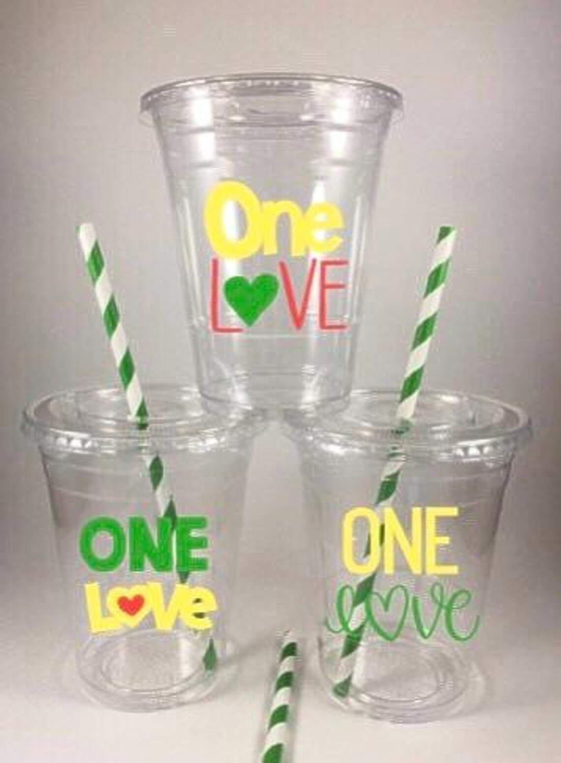 One Love Jamaica PARTY CUPS Jamaican 1st Birthday Disposables - Etsy