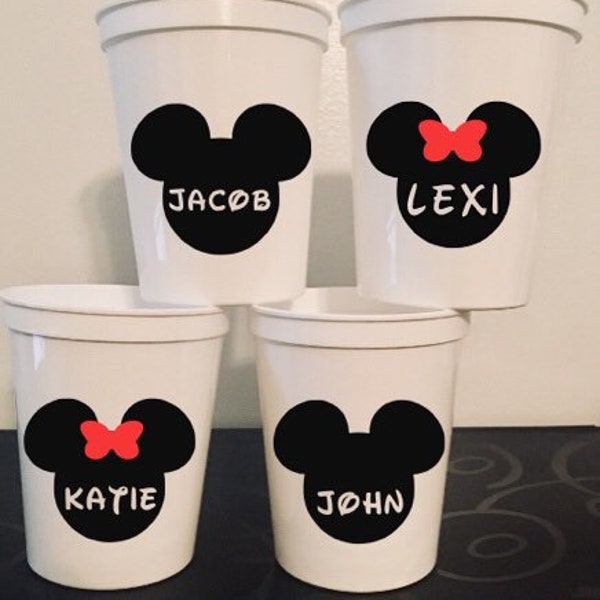 Minnie Mouse Cup - Etsy