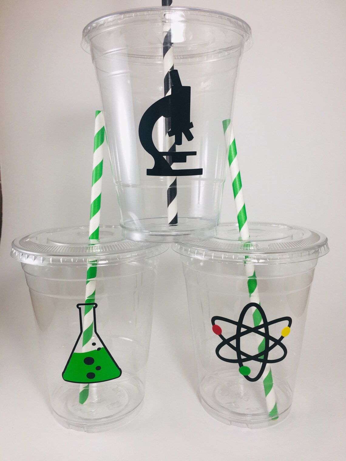 Science Party Cups Mad Scientist Birthday Cup Favors - Etsy