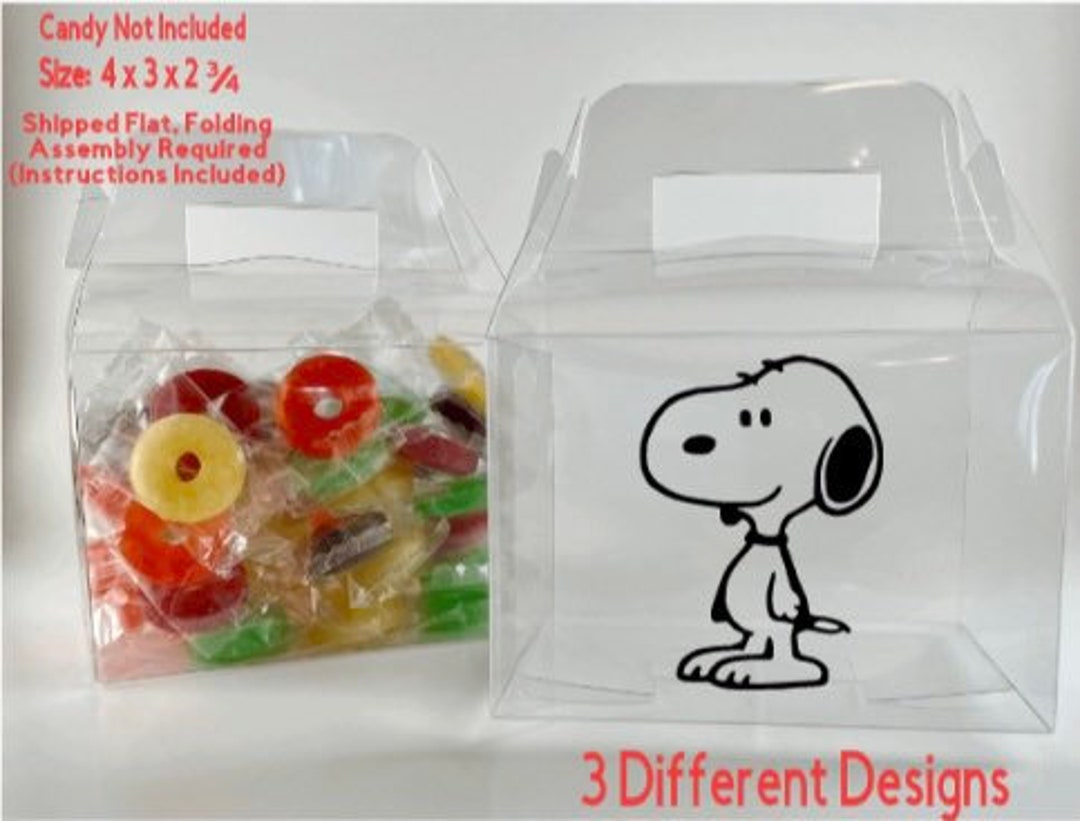 Snoopy PARTY BOXES Empty Birthday Favors Candy Treat You Fill - Etsy