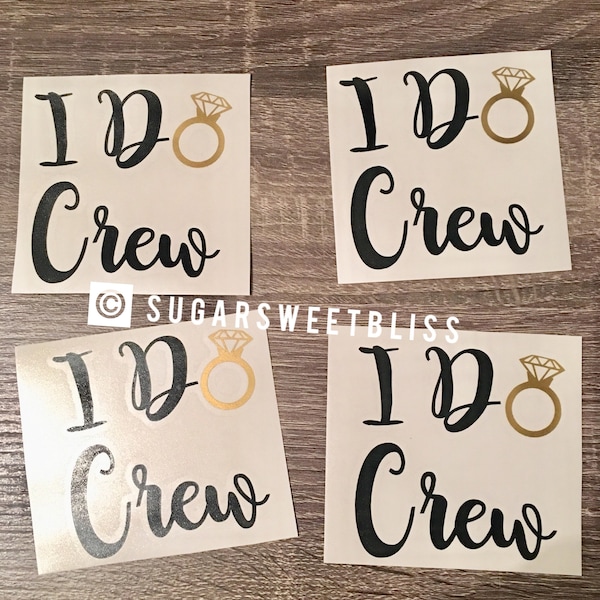 I Do Crew Tumblers - Etsy