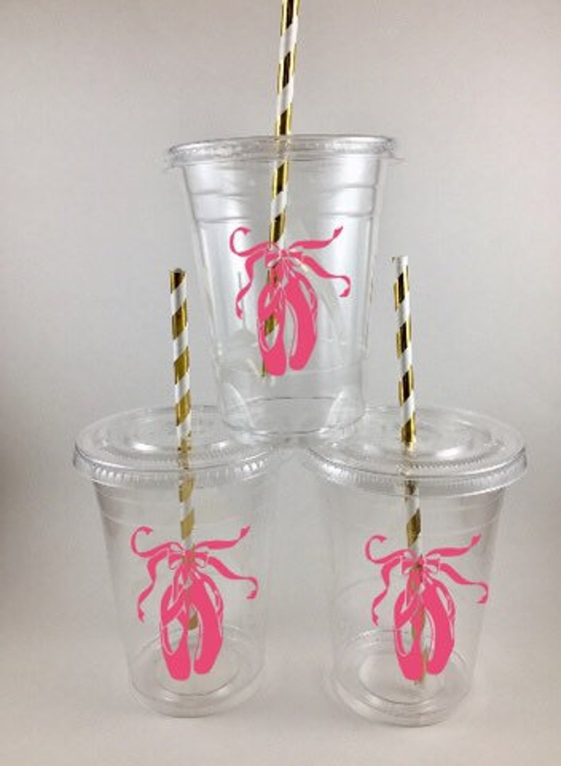 Ballet Party Cups Ballerina Shoes Dance Birthday Dancer With | Etsy