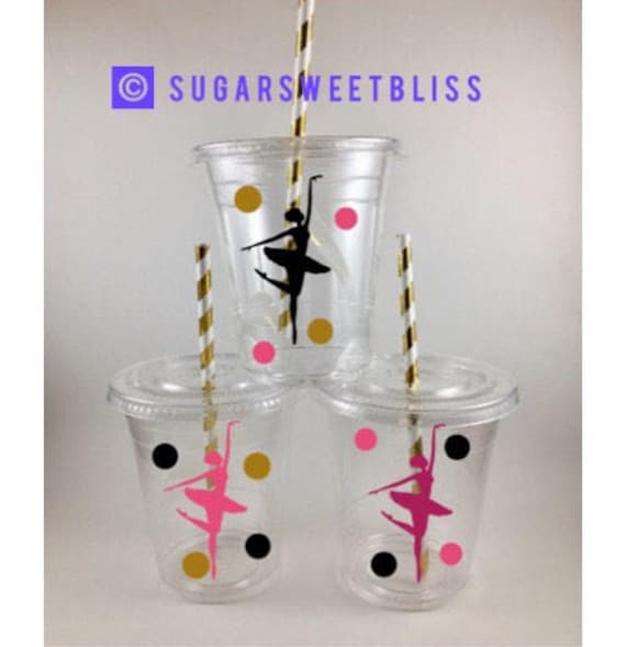 Ballet Party Cups Ballerina Dance Birthday Theme Any Color | Etsy