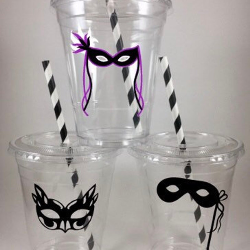 Mask for Drink With Straw - Etsy