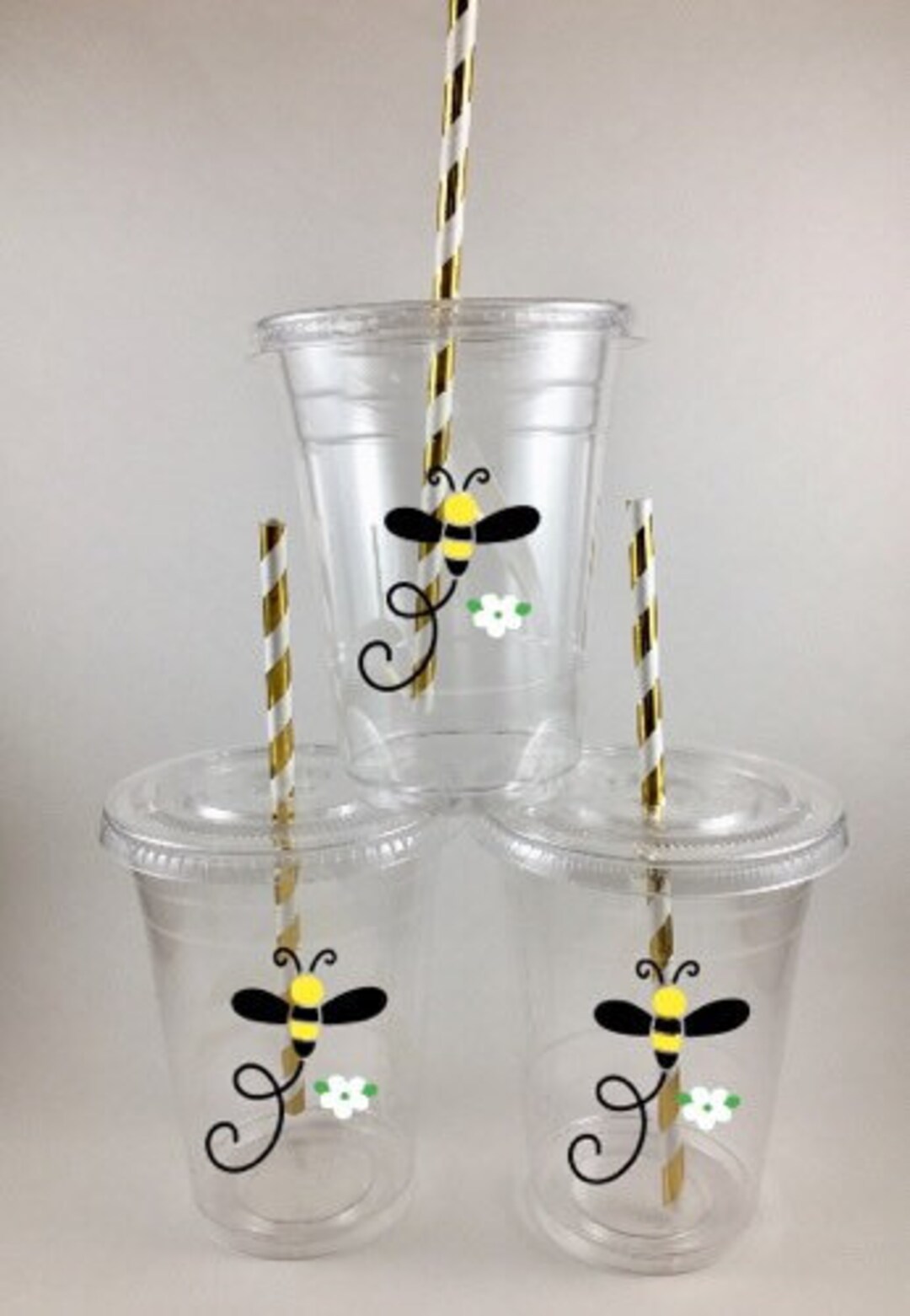 Bumblebee PARTY CUPS Bee Disposable Birthday Bees Bumblebees - Etsy