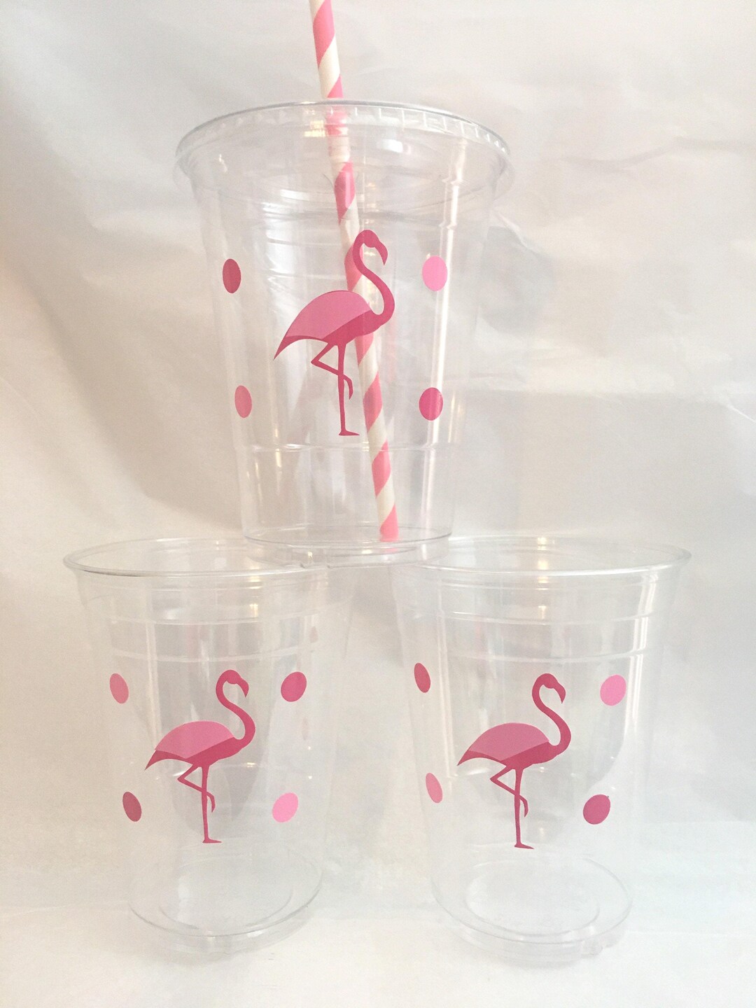Flamingo Party Cups Birthday Bachelorette Flamingle Personalized ...