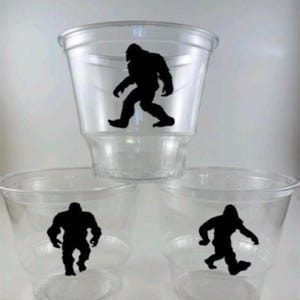 Bigfoot PARTY CUPS Birthday Punch Drinks Dessert Ice Cream Food Favors ...