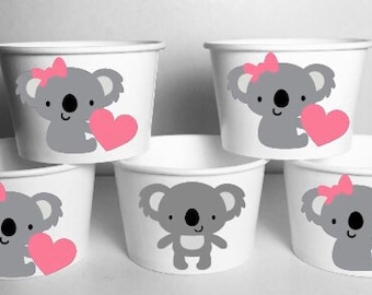 Koala Bear Party Cups Koala Bear Treat Cups Koala Bear - Etsy