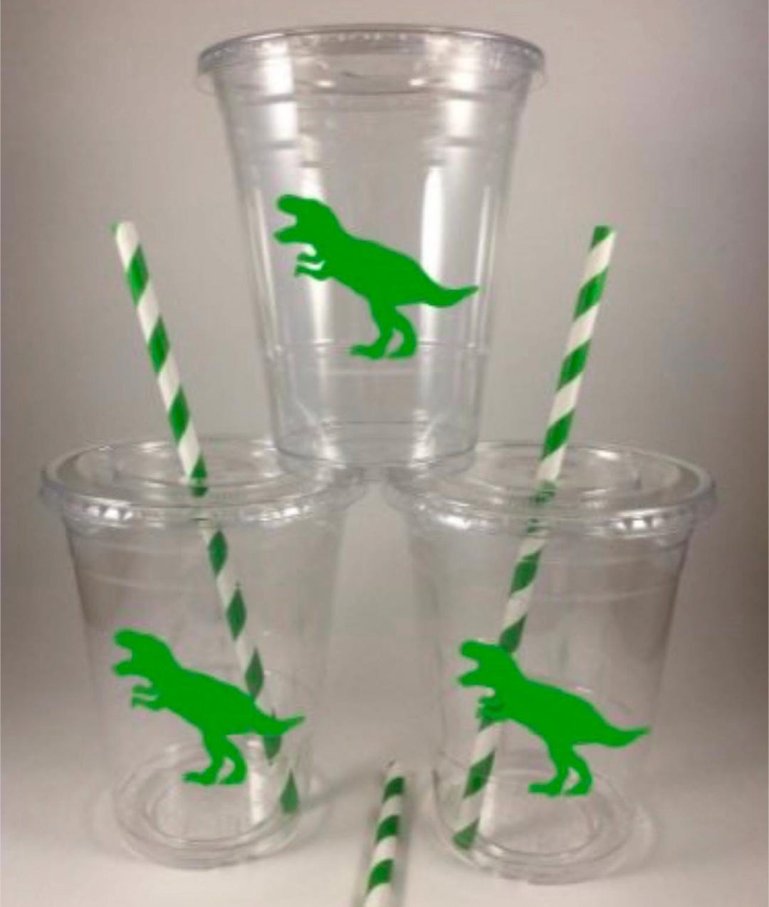 Trex Dinosaur Party Cups Birthday Disposable All Colors Available T-rex ...