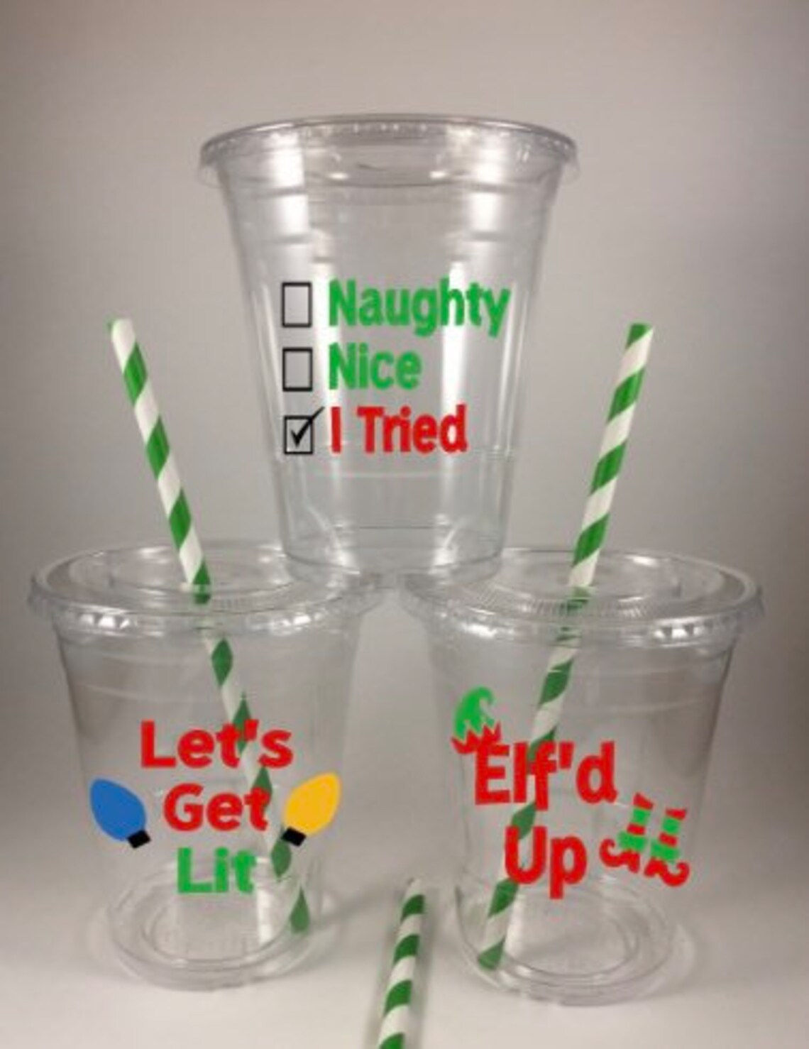 CHRISTMAS PARTY CUPS Funny Adult Humor Disposable Cup Set With - Etsy