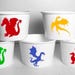 Dragon PARTY Cups Birthday Food Treat Favors Bowl Cup Dragons - Etsy