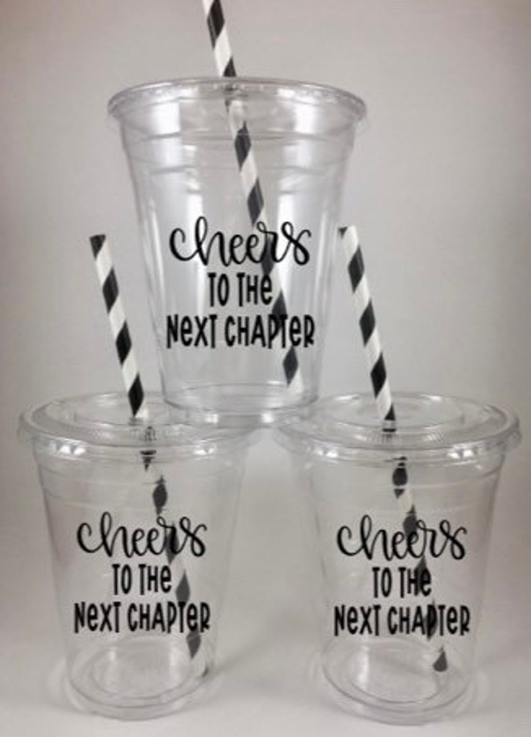 Cheers to the Next Chapter PARTY CUPS Disposable Divorce Graduation ...