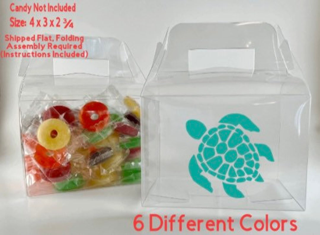 Sea Turtle PARTY BOXES Empty Birthday Favors Candy Treat You Fill ...